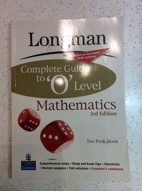 Longman O Level Mathematics (RM25), Hobbies & Toys, Books & Magazines ...