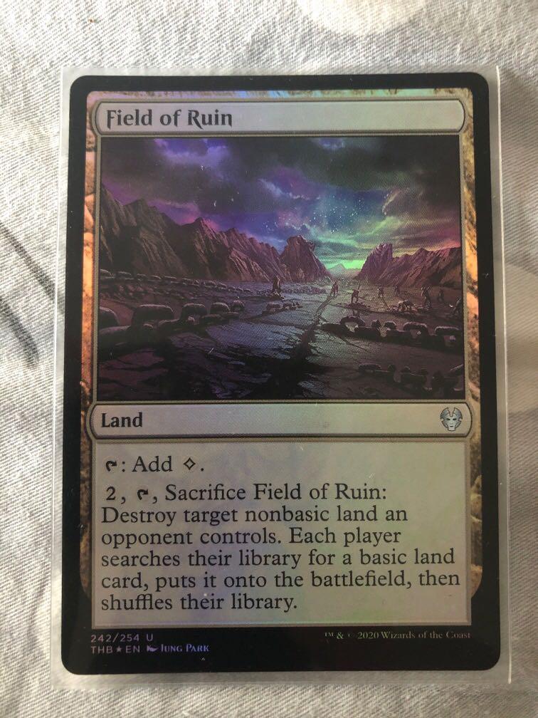 Magic The Gathering - Field of Ruin (Foil), Hobbies & Toys, Toys ...