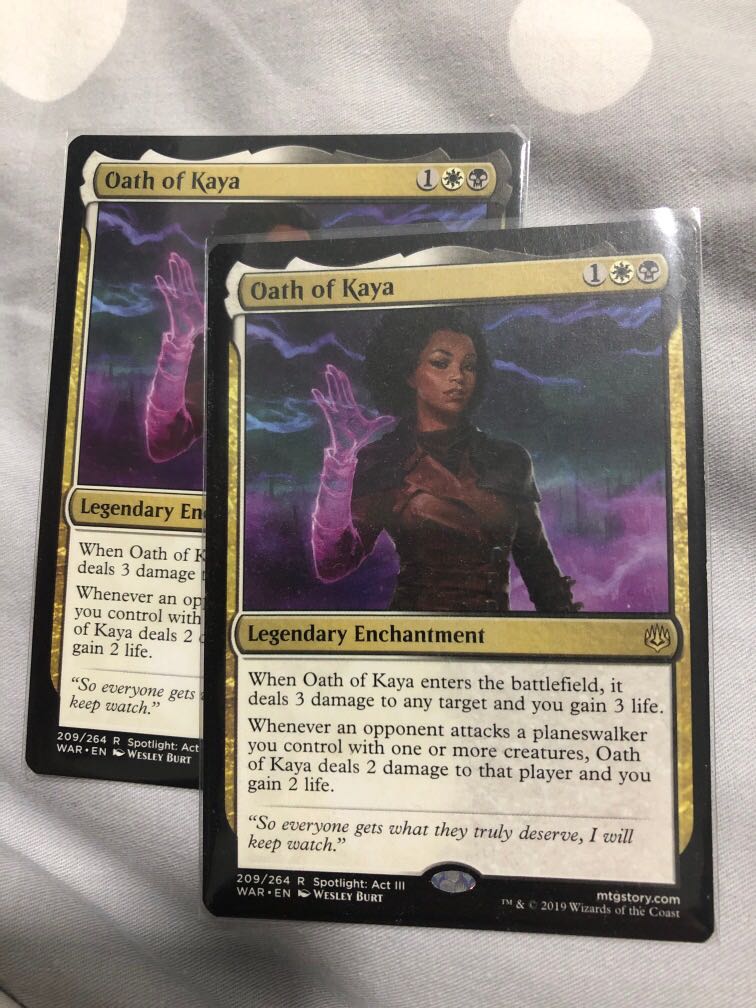 Magic The Gathering - Oath of Kaya, Hobbies & Toys, Toys & Games on ...