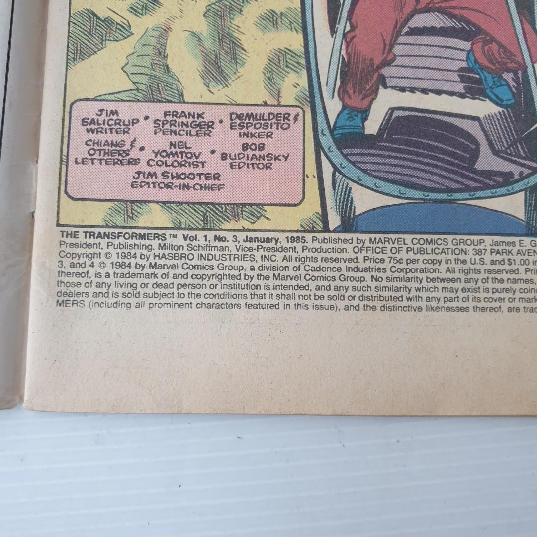 Marvel comic transformers spiderman issue # 3 of 4 part limited series ...