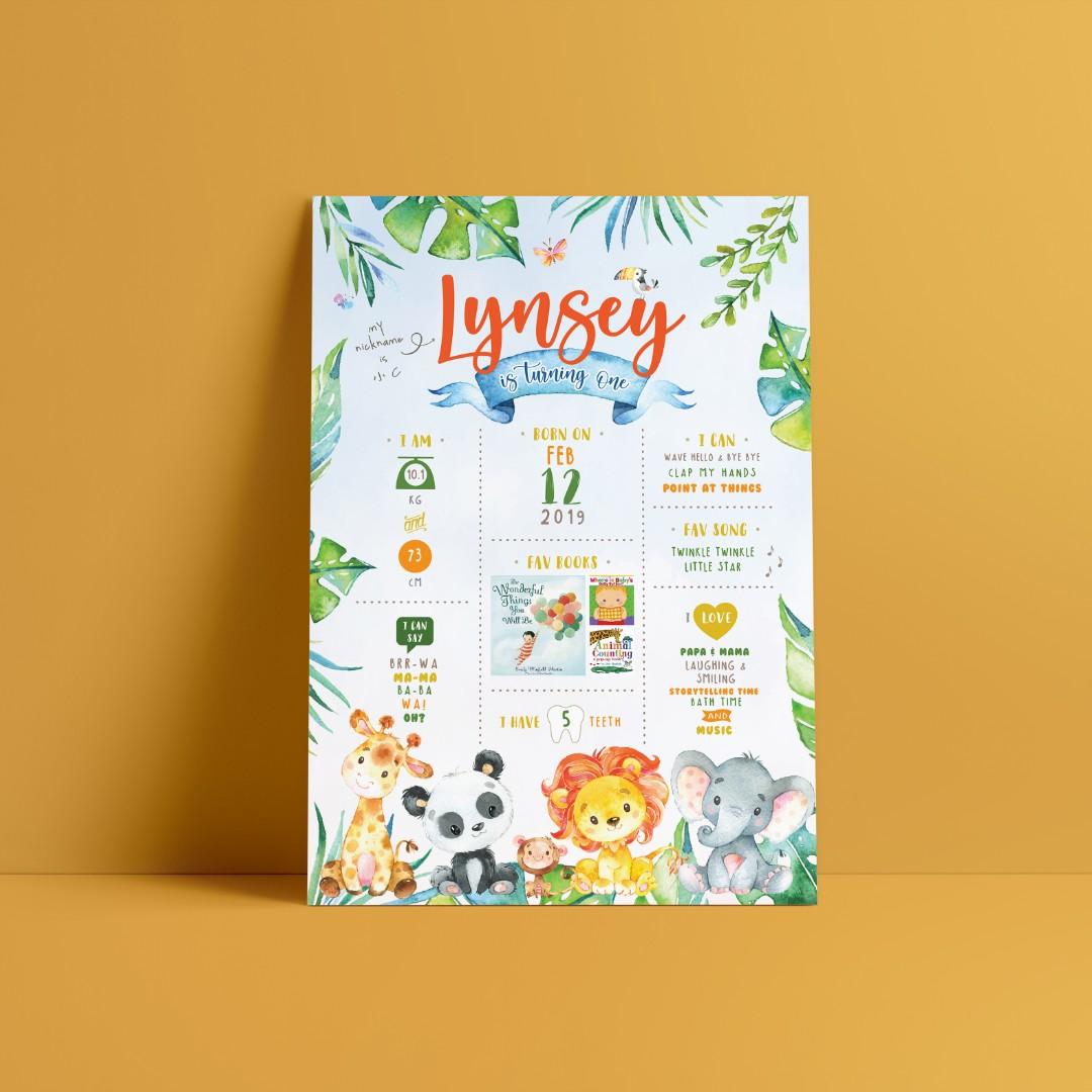 Customised Milestone Board (Any Theme), Business Services, Printing ...