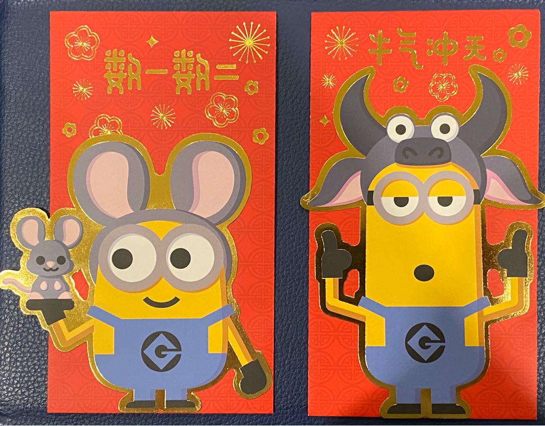 Minion Zodiac Red packets (Universal Studios Singapore), Hobbies & Toys ...