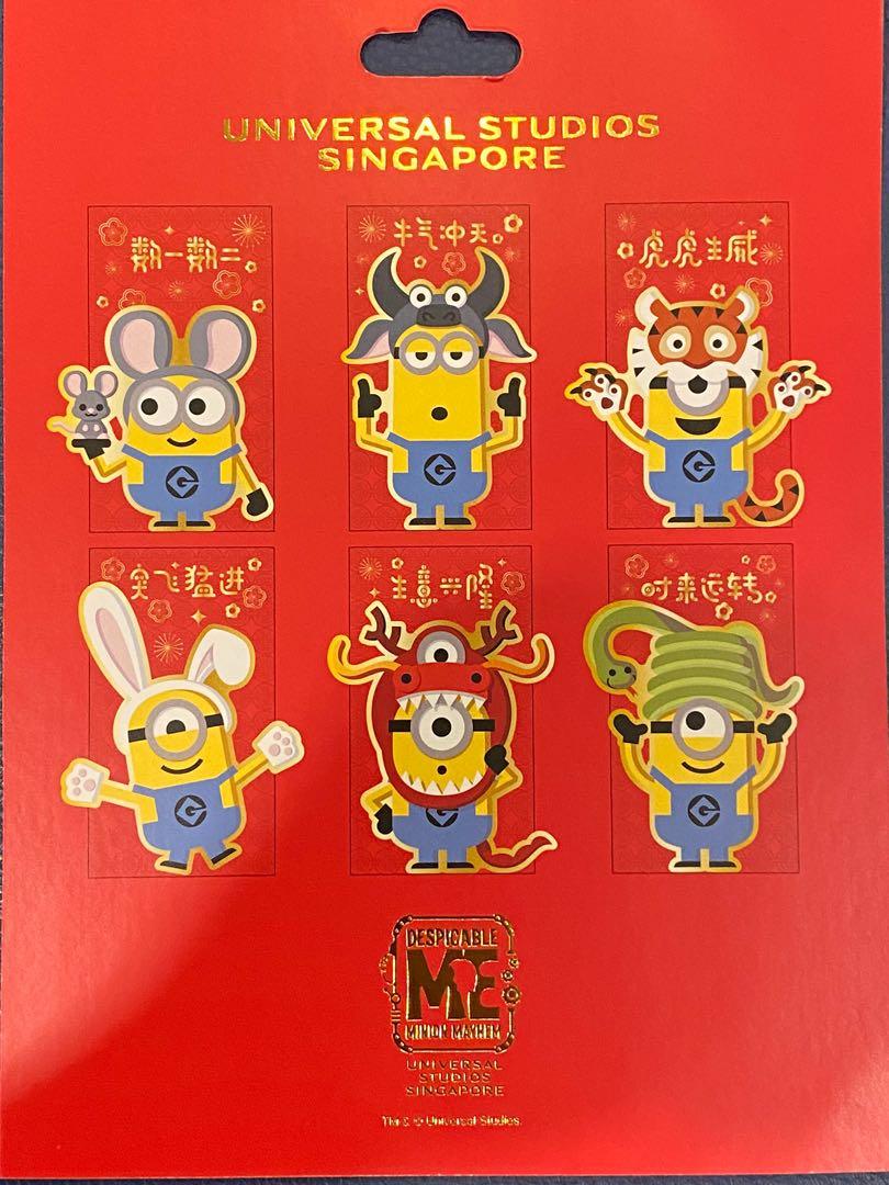 Minion Zodiac Red packets (Universal Studios Singapore), Hobbies & Toys ...