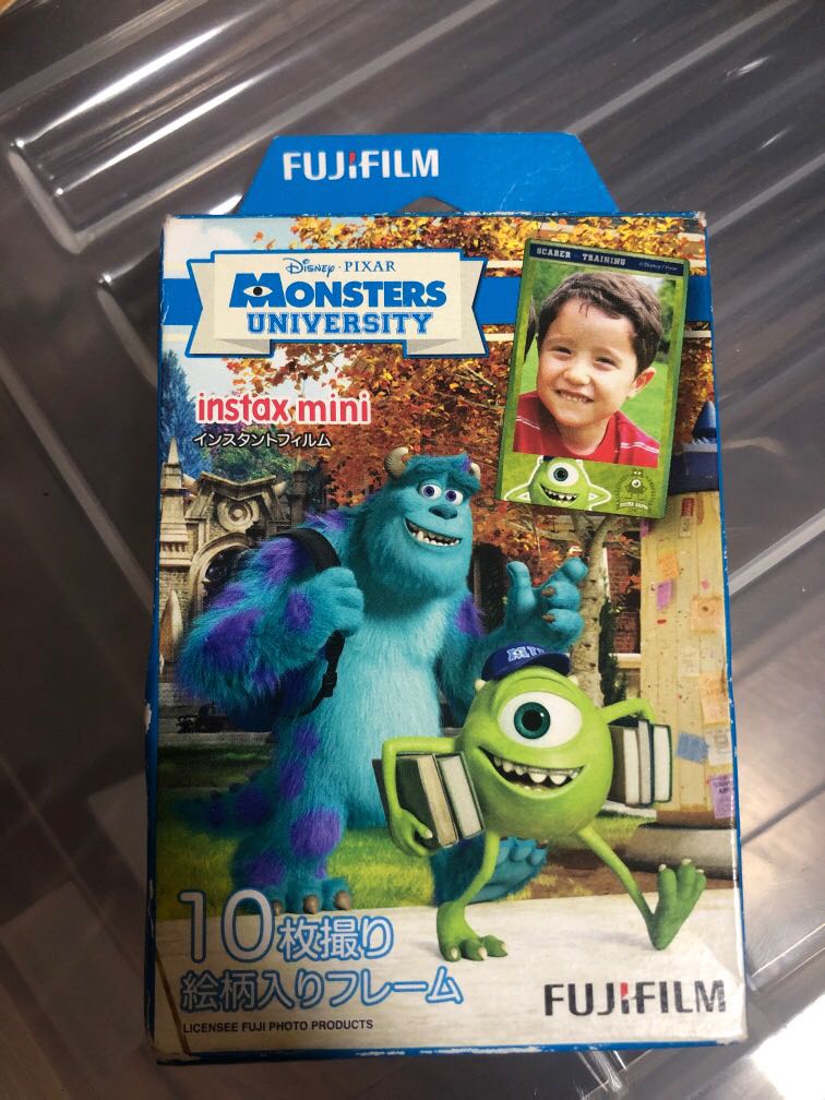 Monsters University Instax film, Photography, Cameras on Carousell