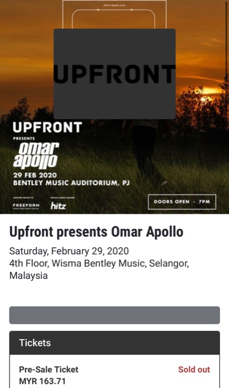 Omar Apollo Live in KL, Tickets & Vouchers, Local Attractions and ...
