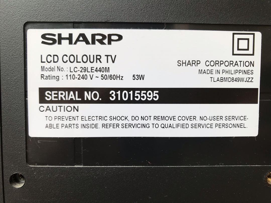 Sharp Aquos TV 30” inch, TV & Home Appliances, TV & Entertainment, TV ...