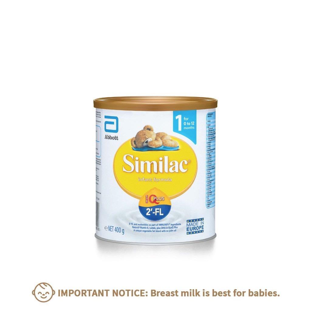 Similac® Stage 1 Baby Milk Powder, Babies & Kids, Nursing & Feeding ...