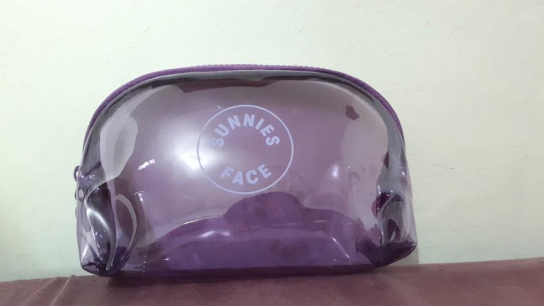 Sunnies Face Pouch, Women's Fashion, Bags & Wallets, Clutches on Carousell