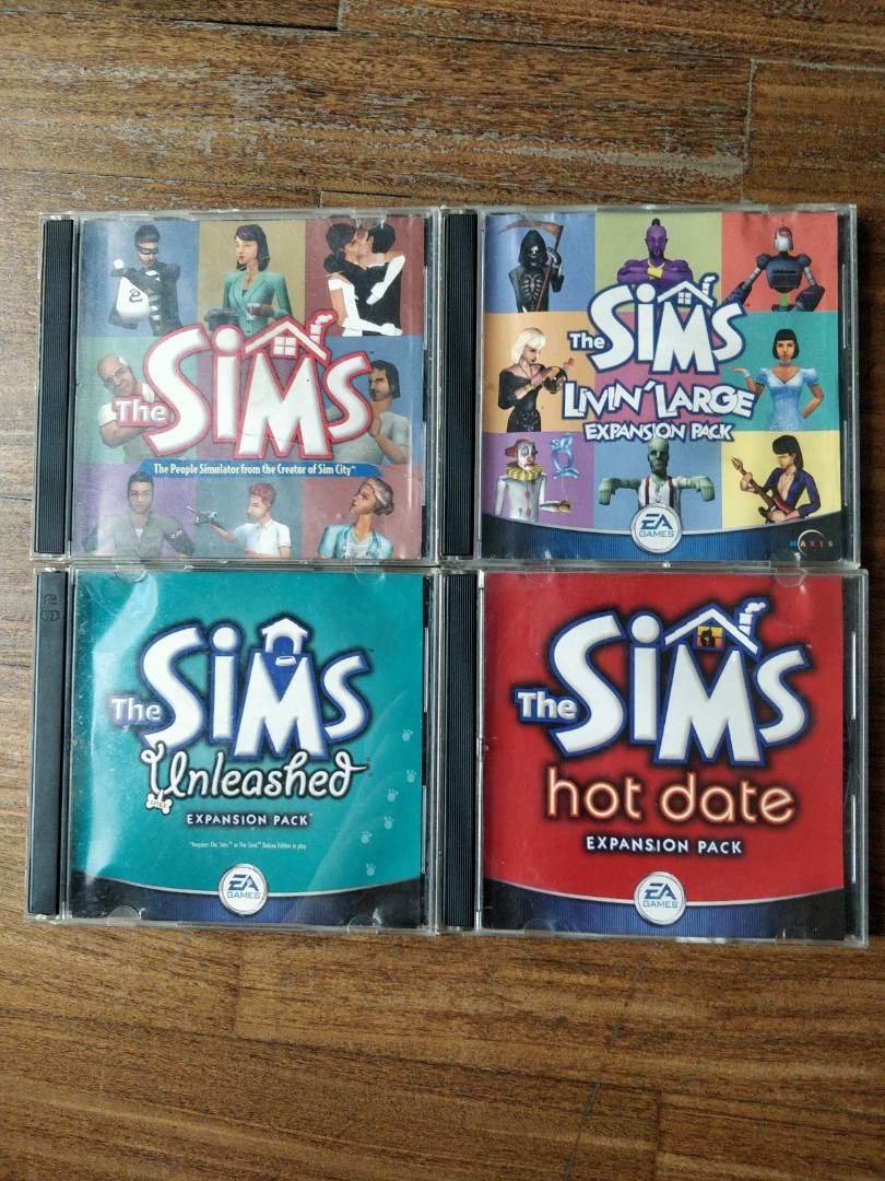 The Sims 1 - Original Set of 4 PC games, Video Gaming, Video Games ...