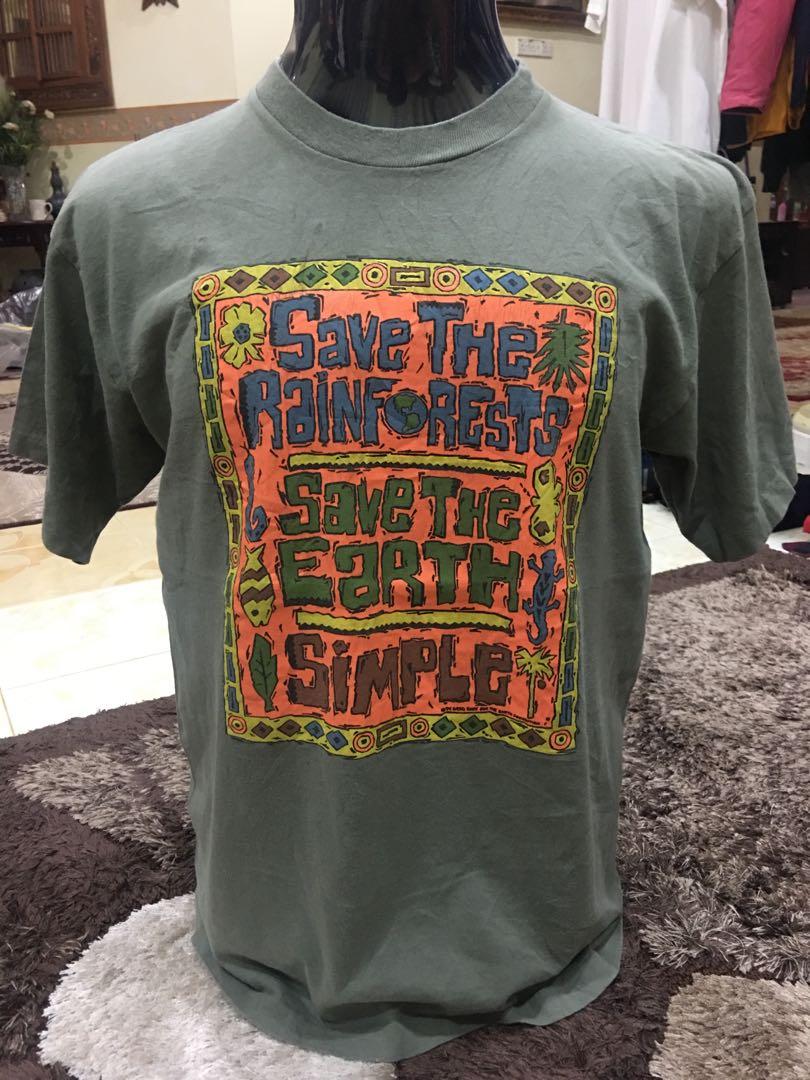 vtg Rainforests, Men's Fashion, Tops & Sets, Tshirts & Polo Shirts on ...