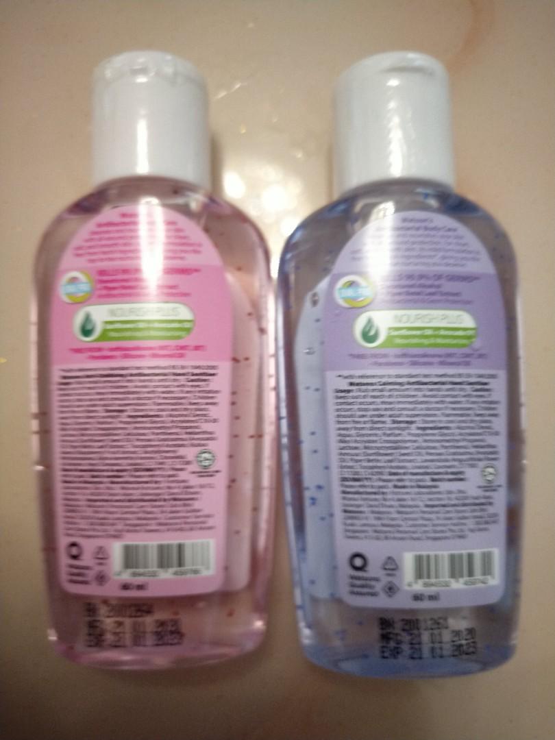 Watson's Anti Bacterial Hand Sanitizers 60ml, Beauty & Personal Care ...