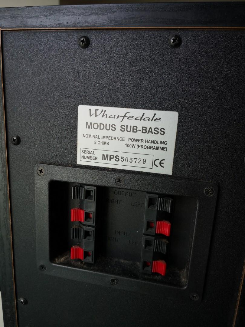 Wharfedale Modus Sub Bass 100w Sub Woofer, Audio, Soundbars, Speakers ...