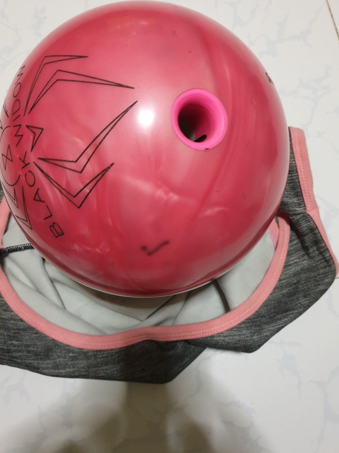 13lbs Black Widow PinkBowling Ball, Sports Equipment, Sports & Games ...