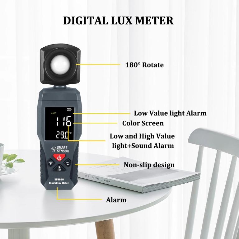 2020 New Digital Lux meter Light Meter 3 Range Photometer Light ...