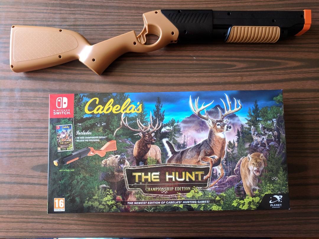 坎貝拉狩獵 冠軍版 獵槍組合 The Hunt -NS Switch 英文美版, 電子遊戲, 電子遊戲, Nintendo 任天堂 - Carousell