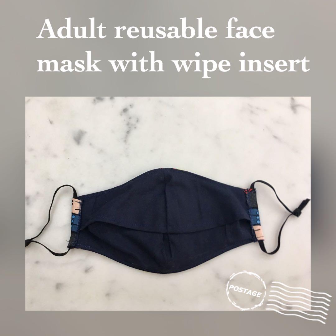 Marvel avengers Adult reusable fabric face mask with wet insert 😷 ...
