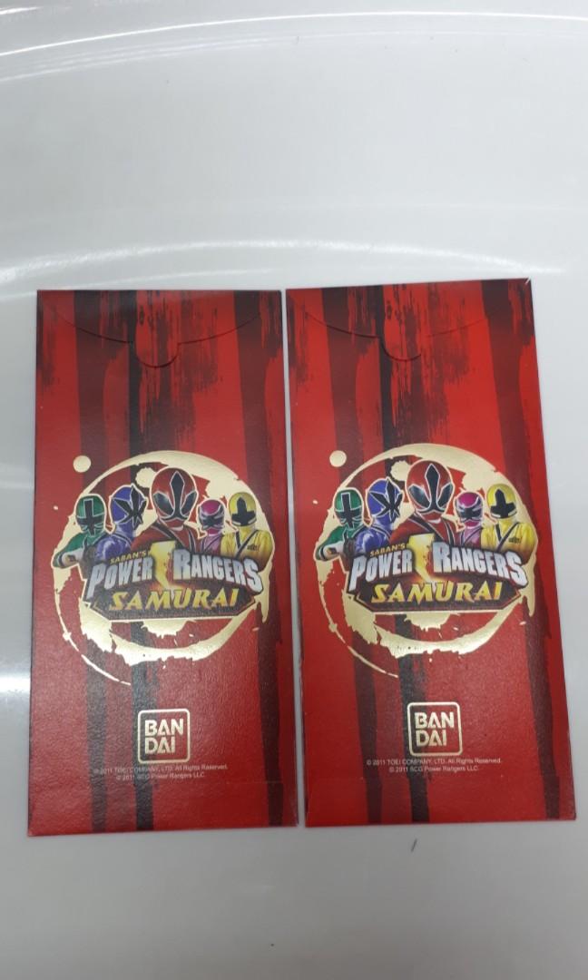 Angpao packet sampul duit Saban's Power Rangers Samurai, Hobbies & Toys ...