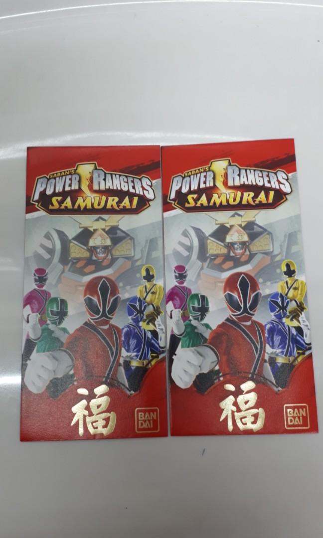 Angpao packet sampul duit Saban's Power Rangers Samurai, Hobbies & Toys ...