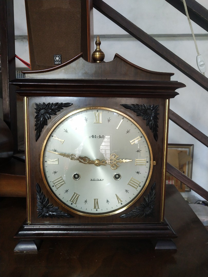 Antique Aichi Chime Mantel Clock Made in Japan, Hobbies & Toys ...