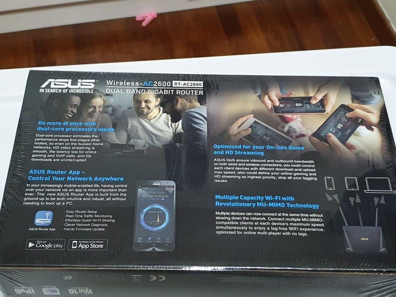 Asus Router RT -AC3600 (BEIB), Computers & Tech, Parts & Accessories ...
