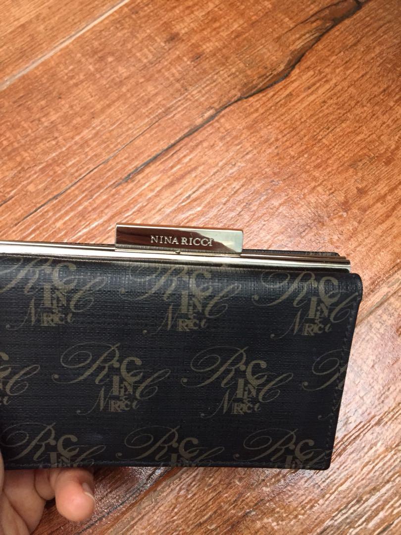 Authentic Nina ricci bifold short wallet, Luxury, Bags & Wallets on ...