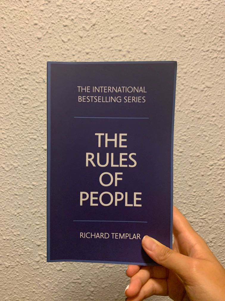 Book - The rules of people, Hobbies & Toys, Books & Magazines ...