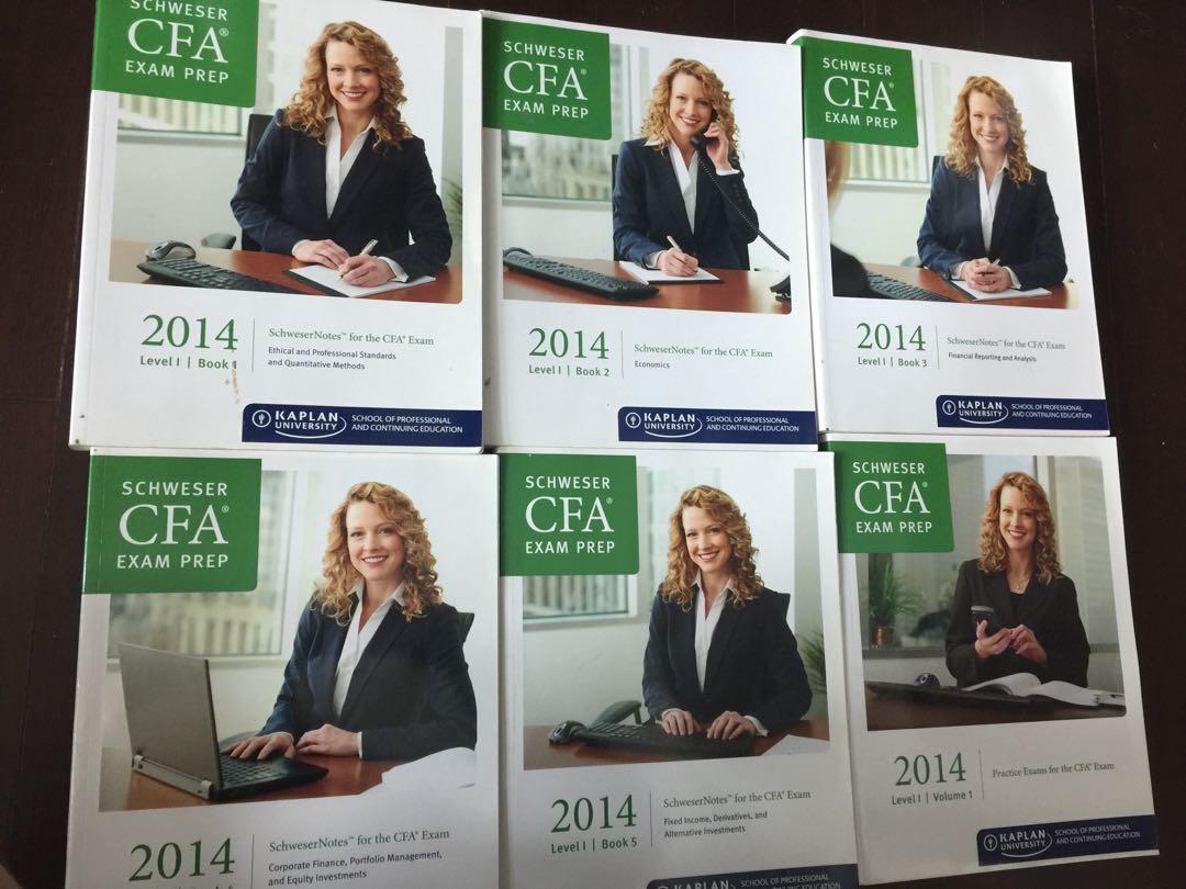 CFA Level 1 Kaplan Schweser Notes Textbooks, Books & Stationery ...