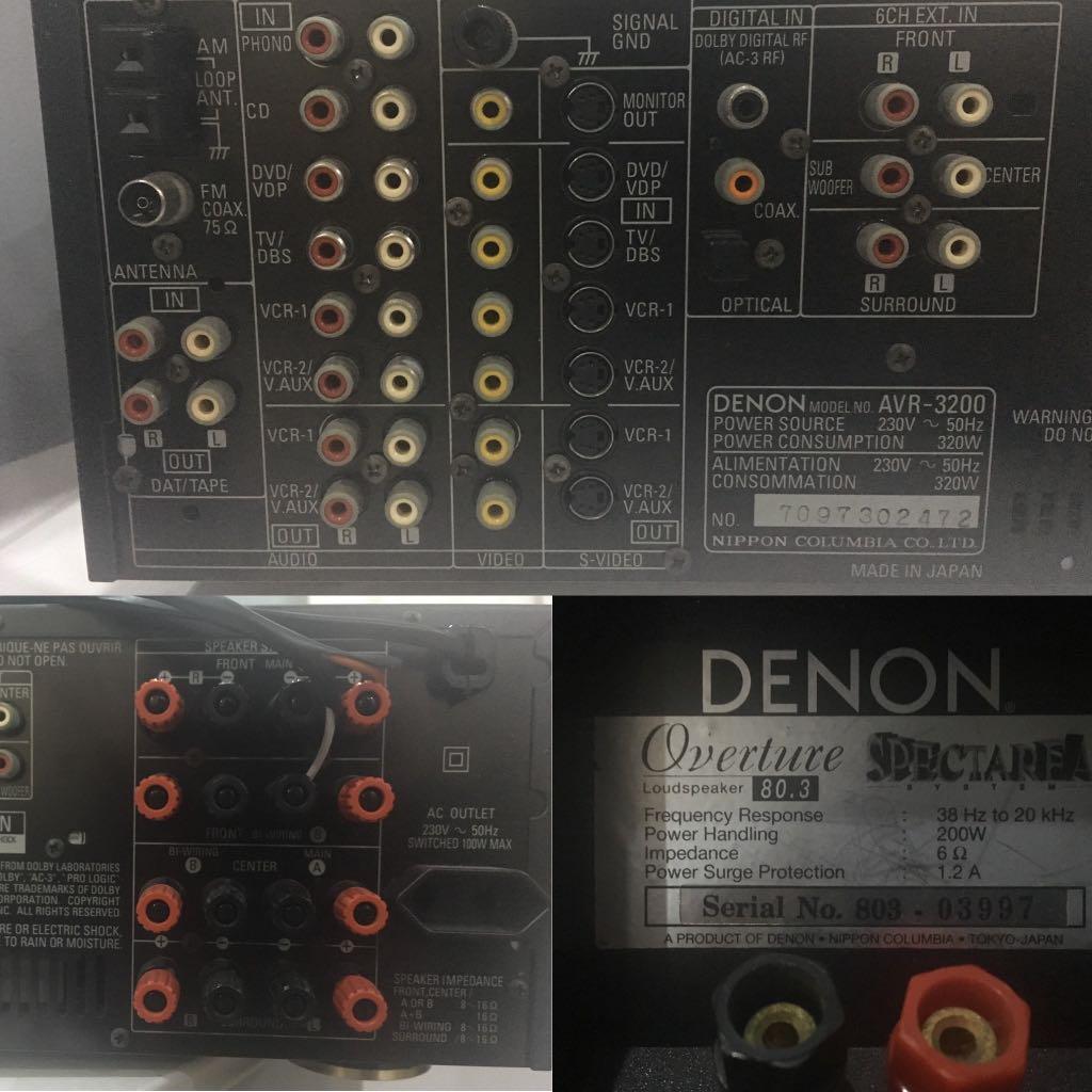 Denon 5.1 Home Theatre System, Electronics, Audio on Carousell