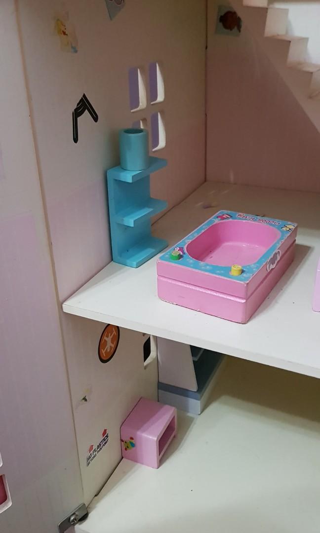 ELC rosebud wooden dollhouse, Hobbies & Toys, Toys & Games on Carousell