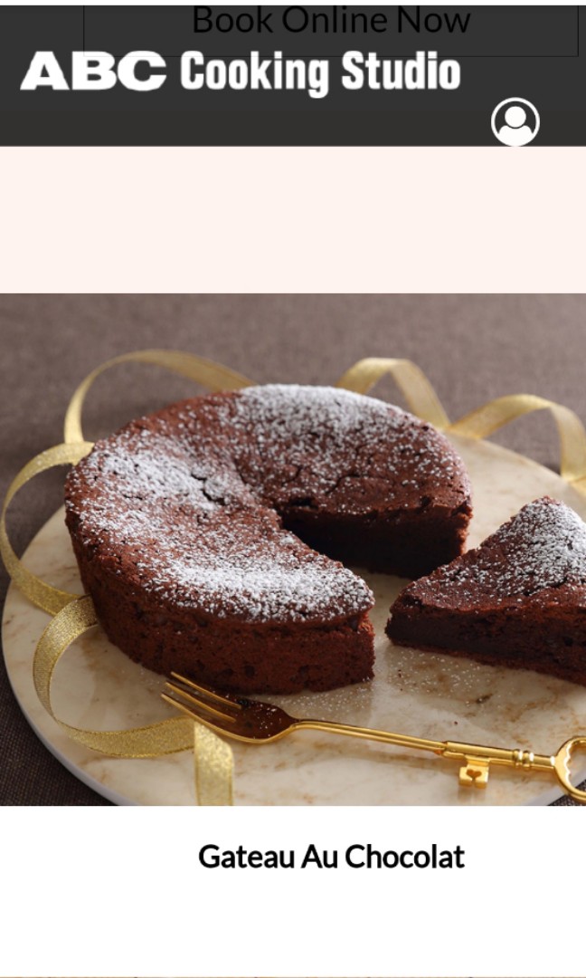 Gateau Au Chocolat Baking Class with ABC Cooking Studio, Furniture ...