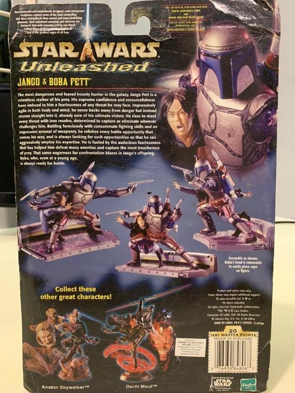 Hasbro Star Wars Unleashed Jango & Boba Fett Figures, Hobbies & Toys ...