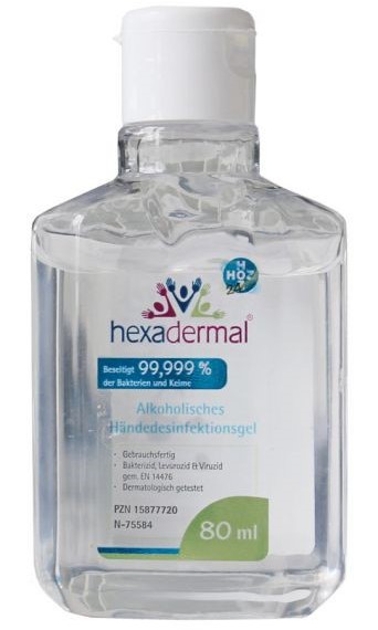 HEXADERMAL HAND SANITIZER 80ML (GEL), Beauty & Personal Care ...
