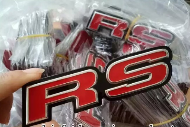 Honda Jazz/Fit RS emblem, Car Accessories, Accessories on Carousell