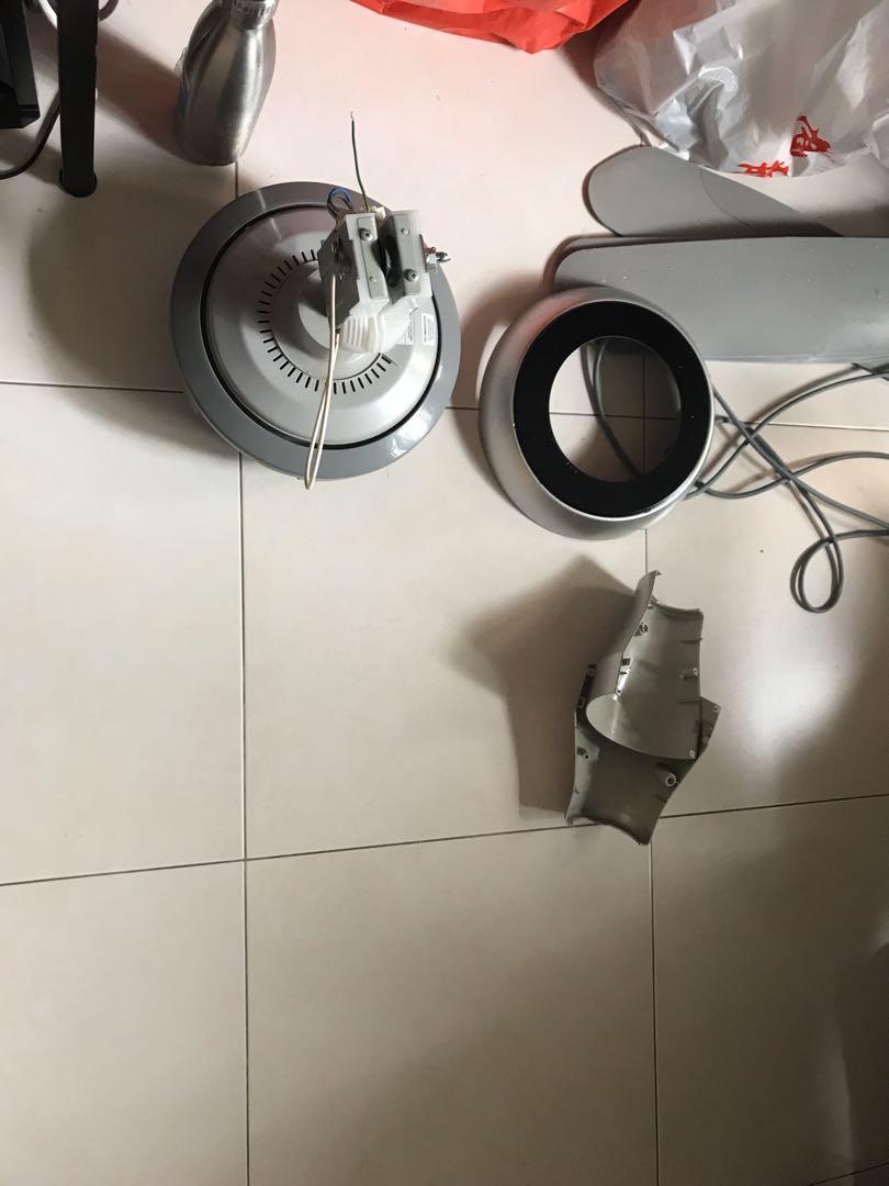 KDK CEILING FAN 4 blade, 56 inches, powerful wind, R56SV, Furniture ...