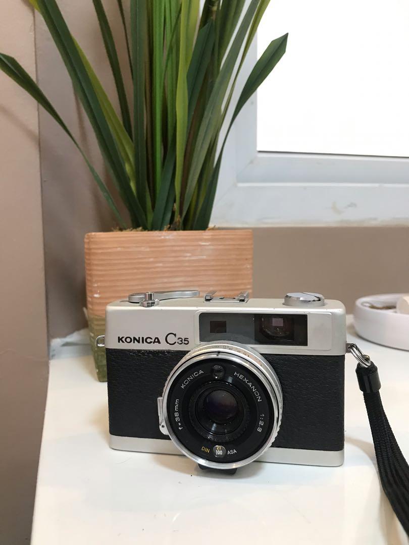 KONICA C35 FILM CAMERA, Photography, Cameras on Carousell
