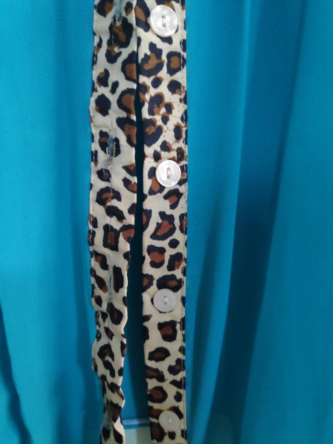 Leopard Print Corporate Attire, Women's Fashion, Dresses & Sets ...