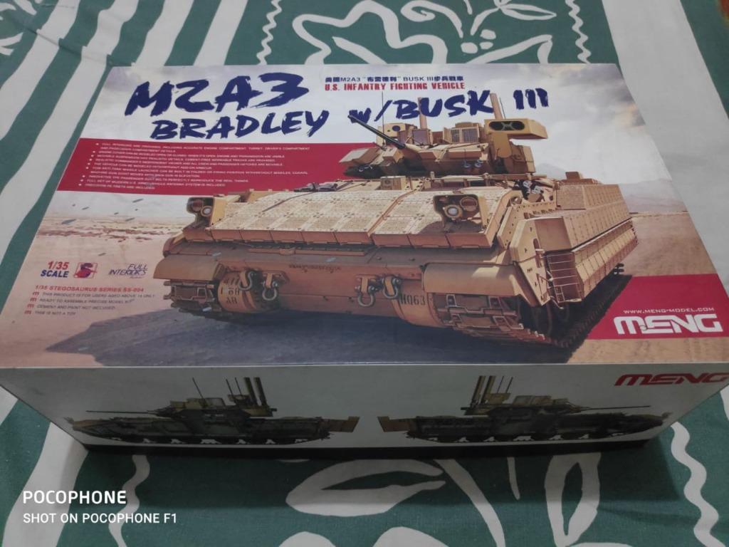Meng model tank kit- M2A3 Bradley w/ Busk III US Infantry Fighting ...