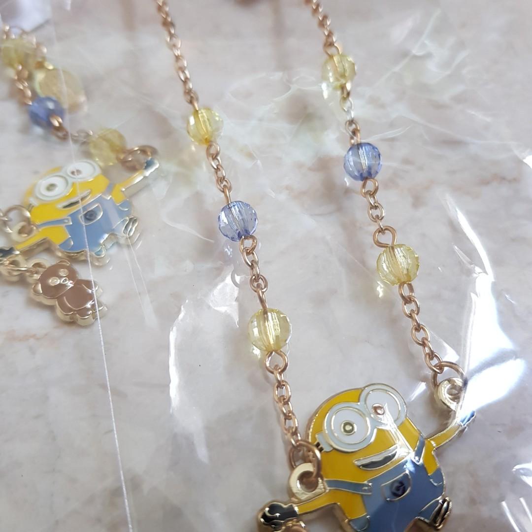 Minion Necklace and Bracelet Set (Despicable Me) (from Universal ...