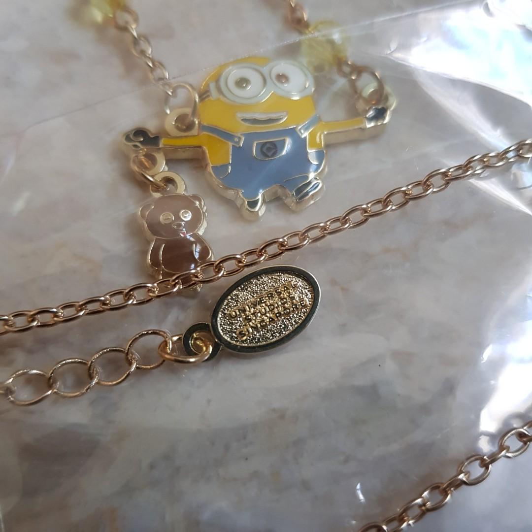 Minion Necklace and Bracelet Set (Despicable Me) (from Universal ...