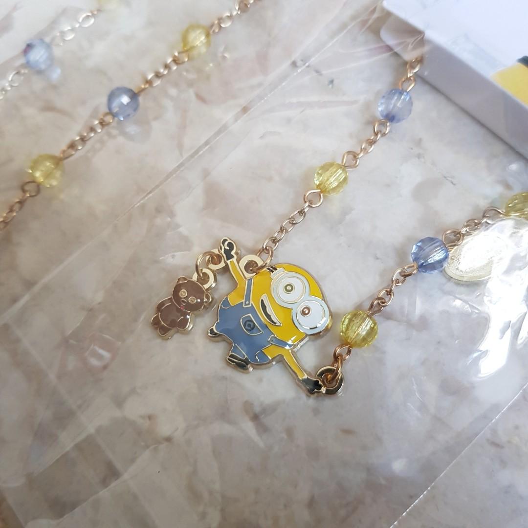 Minion Necklace and Bracelet Set (Despicable Me) (from Universal ...