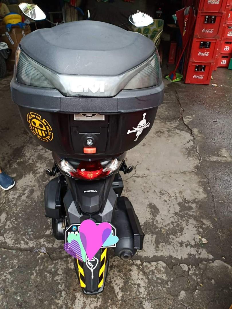 Motorcycle GV LUGGAGE BOX with BRACKET, Motorbikes, Motorbike Parts ...