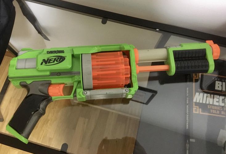 NERF Dart Tag Furyfire (Green), Hobbies & Toys, Toys & Games on Carousell