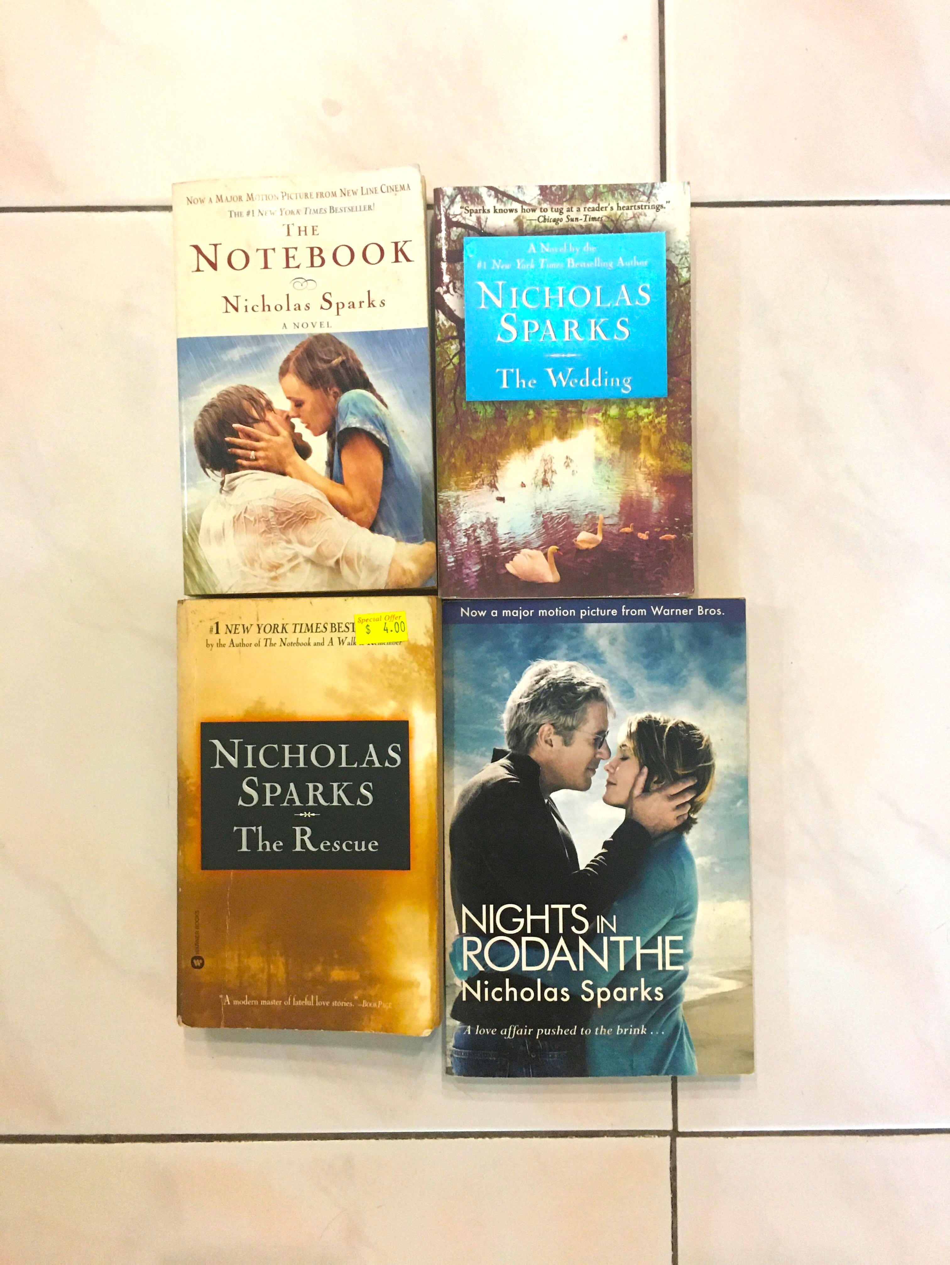 Nicholas Sparks Books Set, Hobbies & Toys, Books & Magazines, Children ...