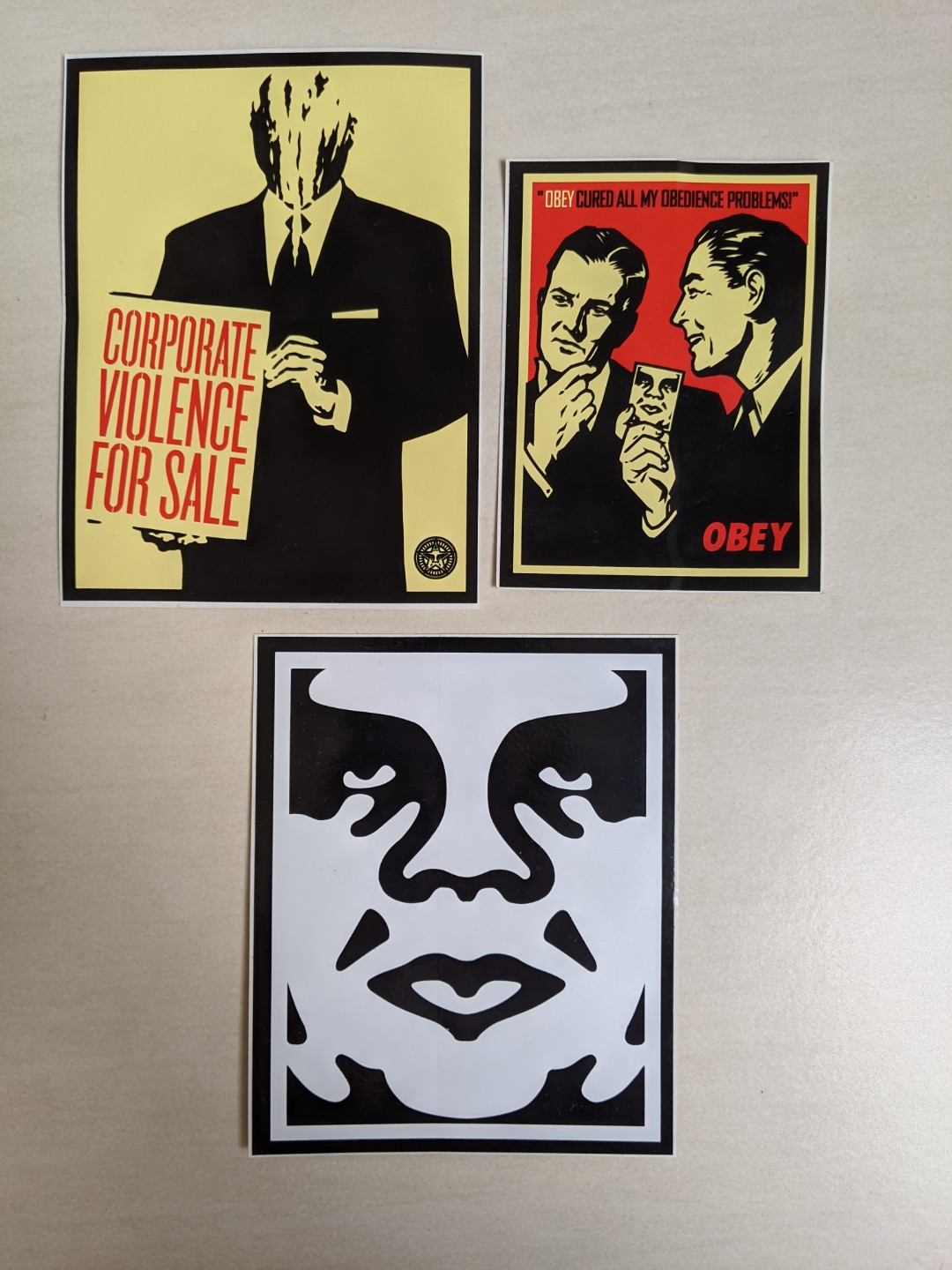 Obey Stickers, Hobbies & Toys, Stationery & Craft, Handmade Craft on ...
