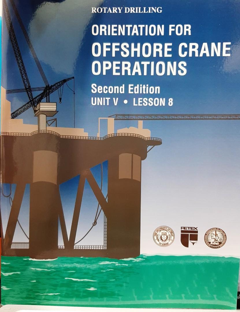 OFFSHORE CRANE OPERATIONS, Books & Stationery, Textbooks, Professional ...