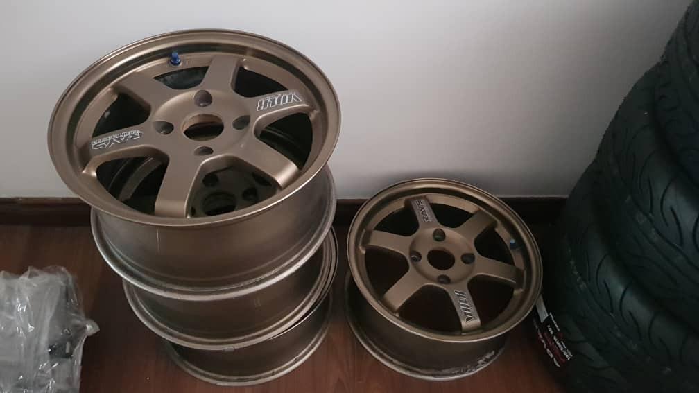 Rays Engineering TE37, Auto Accessories on Carousell