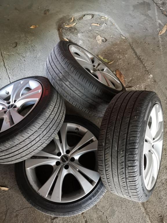 ROH Vapor Mags and Tires for Toyota Corolla Altis 2008-2013, Car Parts ...