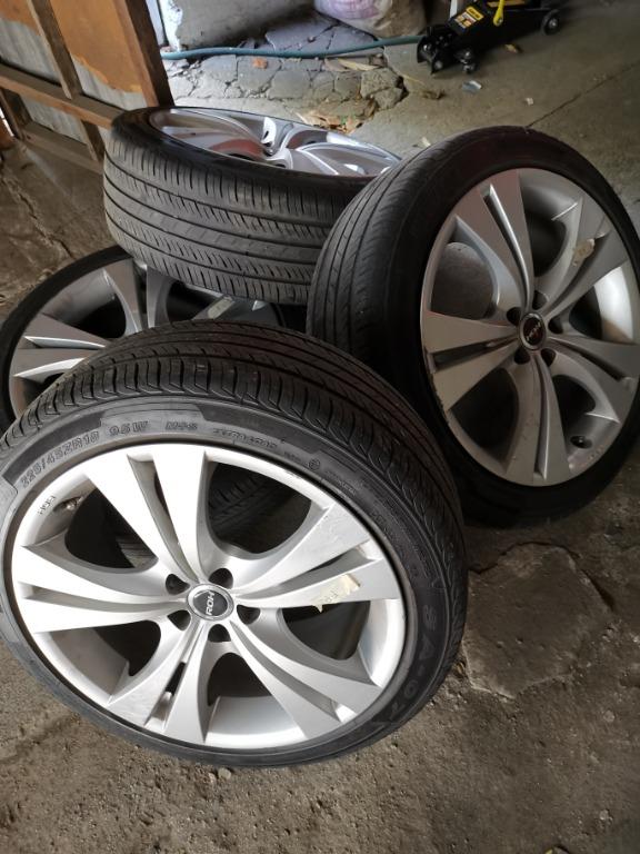 ROH Vapor Mags and Tires for Toyota Corolla Altis 2008-2013, Car Parts ...