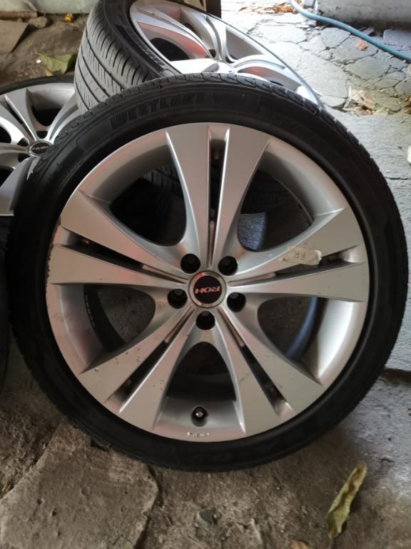 ROH Vapor Mags and Tires for Toyota Corolla Altis 2008-2013, Car Parts ...