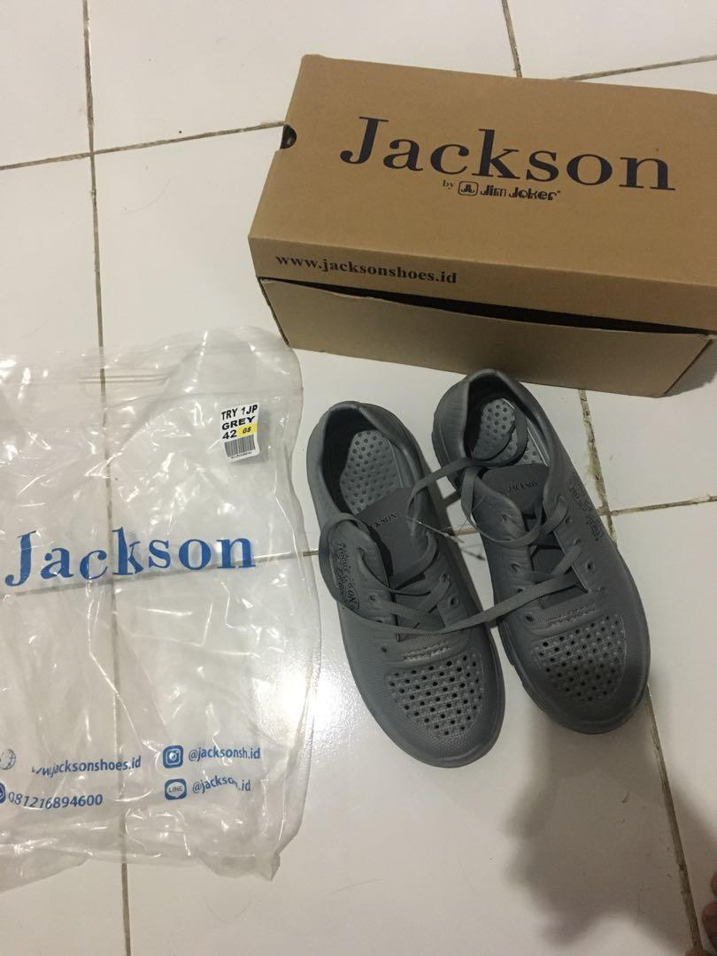 sepatu jackson by jim joker warna abu baru, Fesyen Pria, Sepatu ...